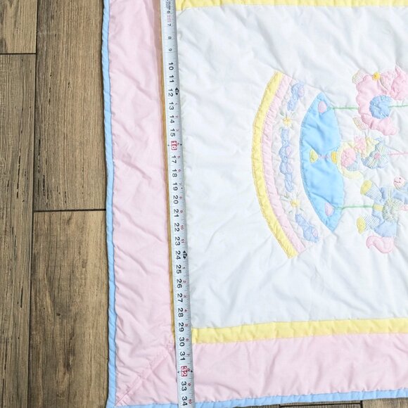 Baby Togs | Bedding | Vintage Baby Togs Baby Blanket Pastel Carousel ...